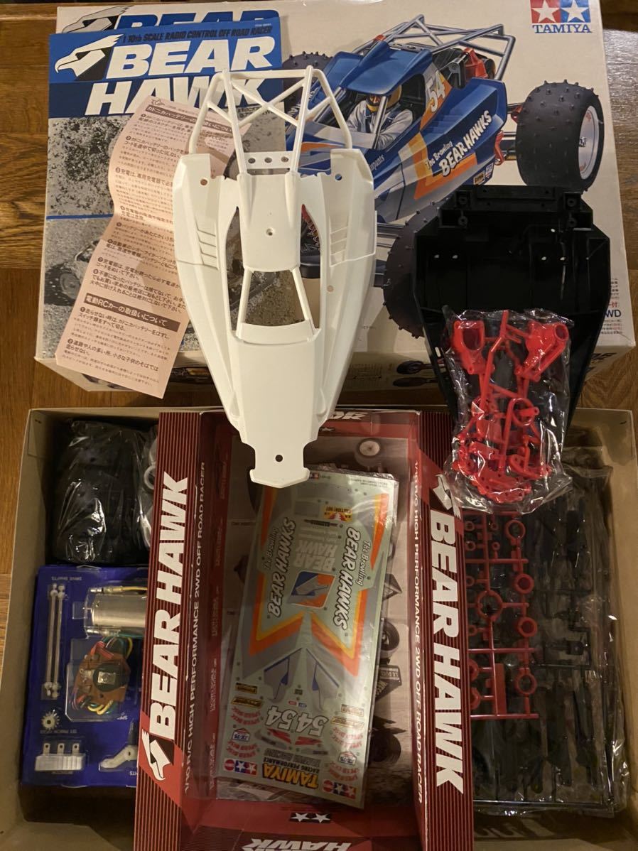 【新品】絶版 希少 田宮 TAMIYA BEARHAWK 1/10 電動RCオフロードカー ベアホーク2WD ラジコン 未使用 未組み立て オリジナル の落札情報詳細| ヤフオク落札価格情報 ...