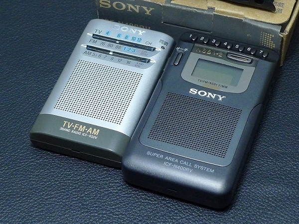 600234*10 SONYソニー ICF-R50V/ICF-N400RV TVFMAMポケットラジオ2点 4バンド 外ケース付の落札情報詳細 ...