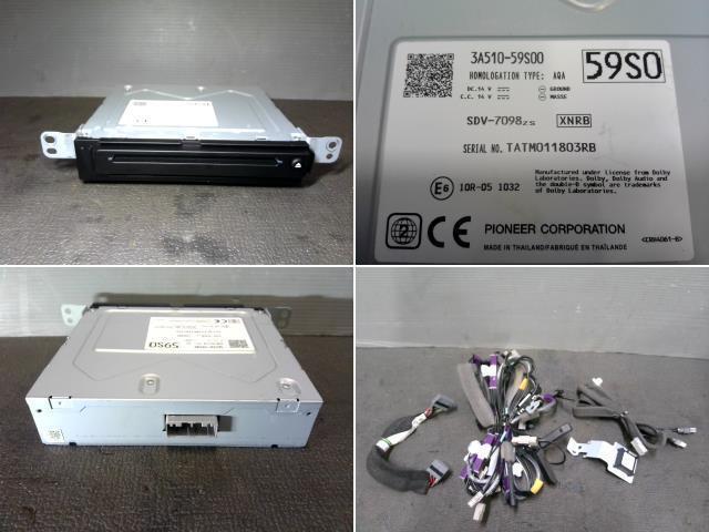 ハスラー 5AA-MR92S カーナビ ナビ ナビゲーション カーナビゲーション NVF-0198ZS/SDV-7098ZS 3A100-59S00/3A510-59S00の落札情報詳細 ...