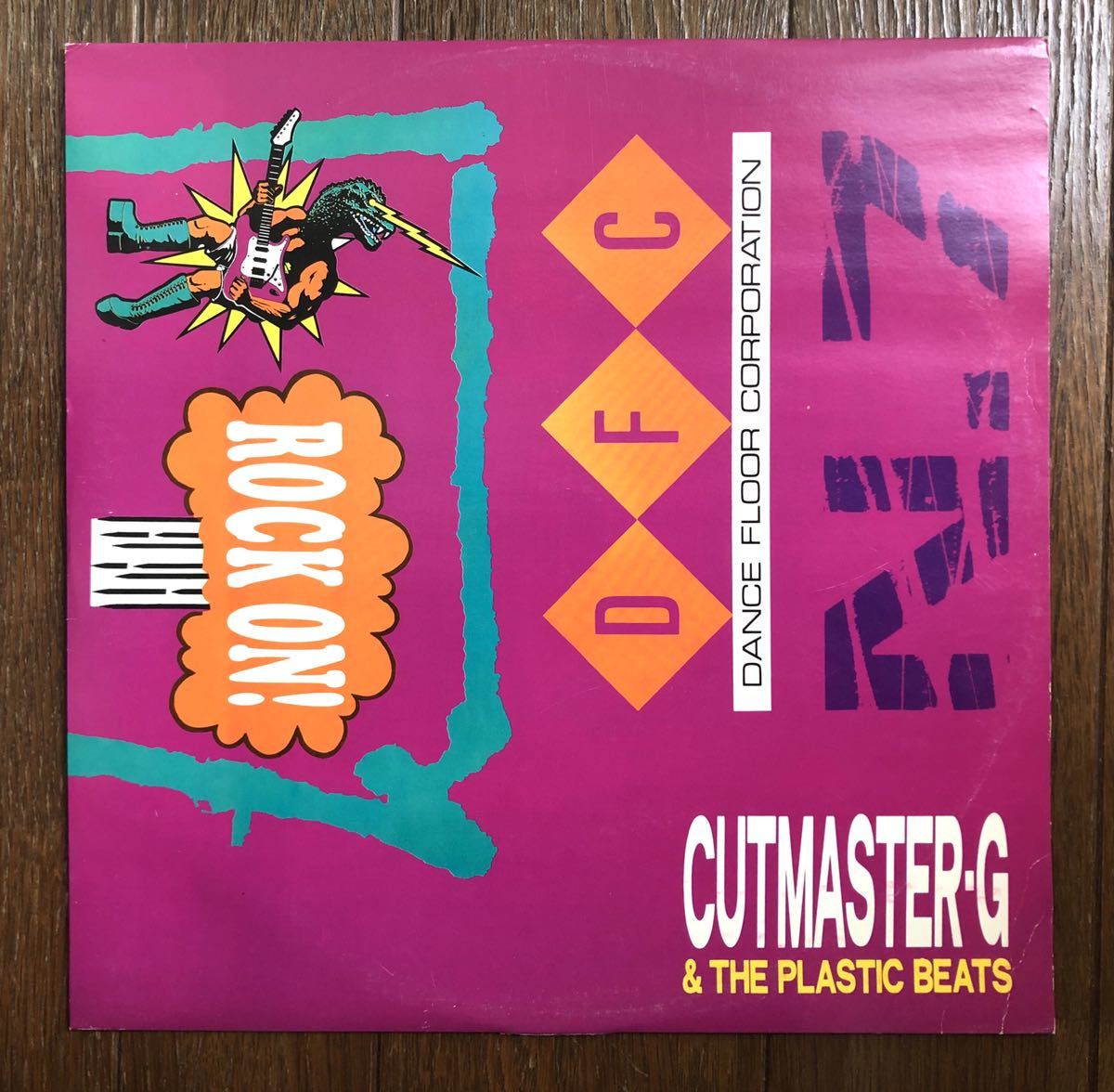 【目立った傷や汚れなし】レア 1988 Cutmaster-G & The Plastic Beats / Rock On! Original ...