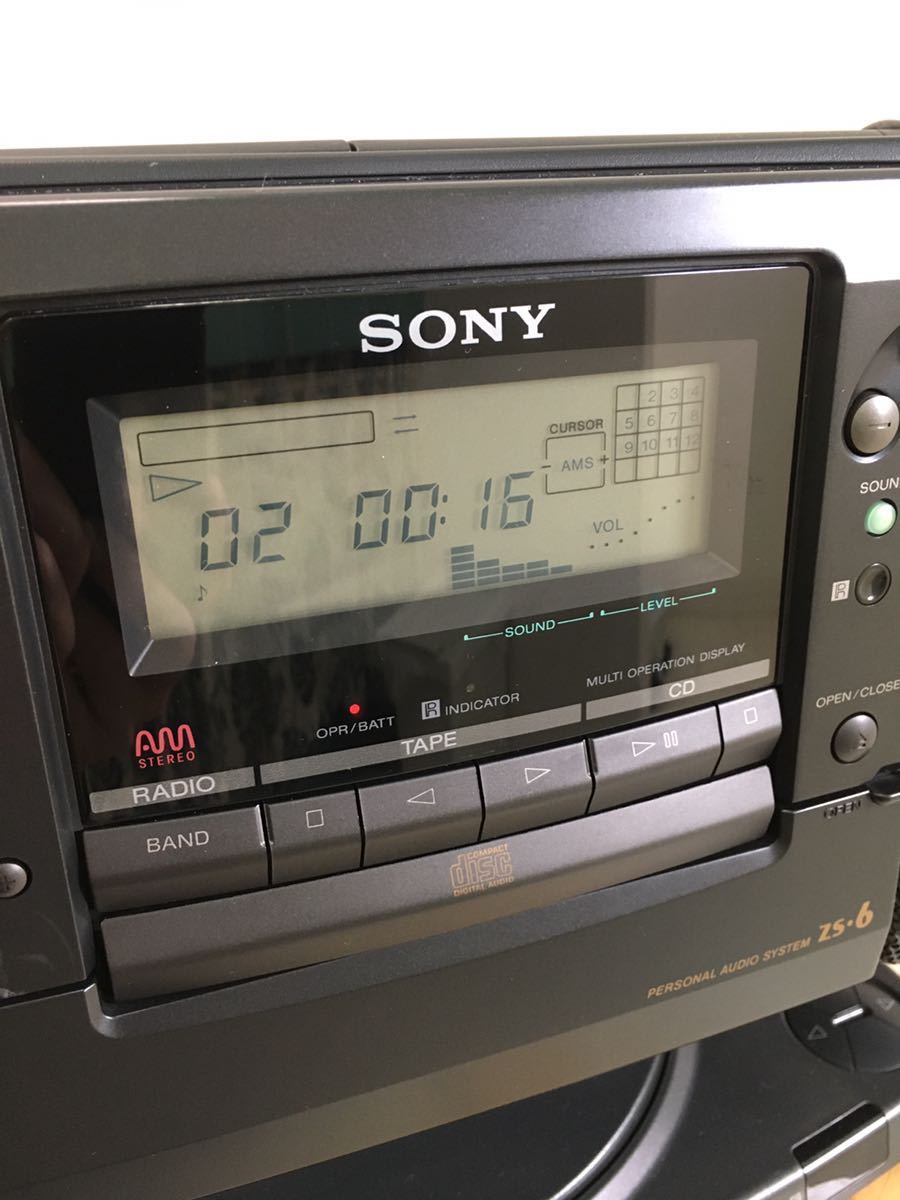 SONY CDラジカセ ソナホーク ZS-6の落札情報詳細 - ヤフオク落札価格検索 オークフリー