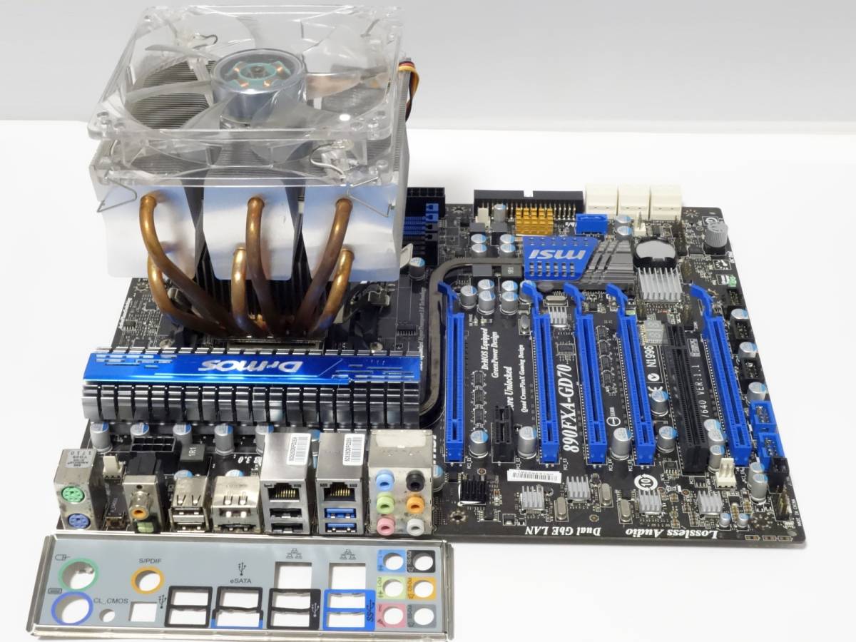 [AM3] MSI 890FXA-GD70 + Phenom II X6 1090T + クーラー [AMD890FX]の落札情報詳細 ...
