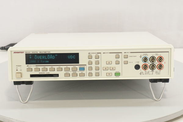 [JB]USED ADVANTEST R6581 DIGITAL MULTIMETER デジタルマルチメーター 電源コード[ST02129 ...