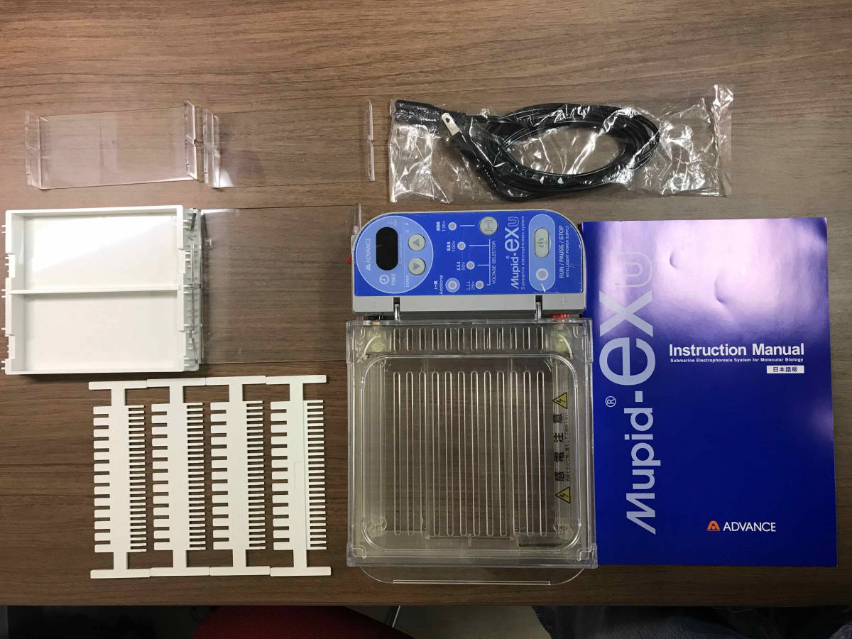 【新品】[未使用新品] サブマリン型 電気泳動装置 Mupid-exu UV透過泳動槽 タイマー 出力電圧変更機能付き 電気泳動槽 ミューピッドの落札情報詳細 - Yahoo!オークション落札 ...