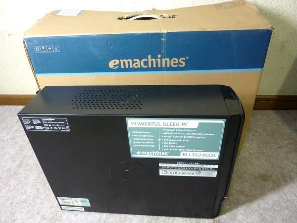 eMachines/EL1352-H22C AMD AthionⅡ X2 215 2GB 320GB windows7 の落札情報詳細 ...