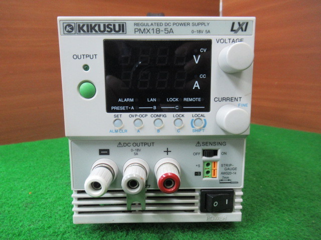 ♪ コンパクト直流安定化電源 PMX18-5A KIKUSUI キクスイ 中古品 通電確認済み nn1916の落札情報詳細 - ヤフオク落札価格検索 オークフリー