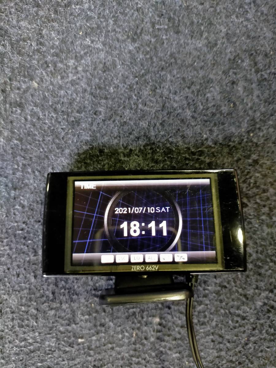 【傷や汚れあり （詳細）】コムテック ZERO 662V GPS レーダー探知機 COMTEC 3.0 インチ 画面 クリア ライン パネル 高性能 CPU オプション ZR-01 直接配線 ...