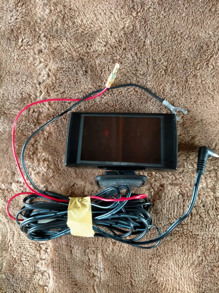 【傷や汚れあり （詳細）】コムテック ZERO 662V GPS レーダー探知機 COMTEC 3.0 インチ 画面 クリア ライン パネル 高性能 CPU オプション ZR-01 直接配線 ...