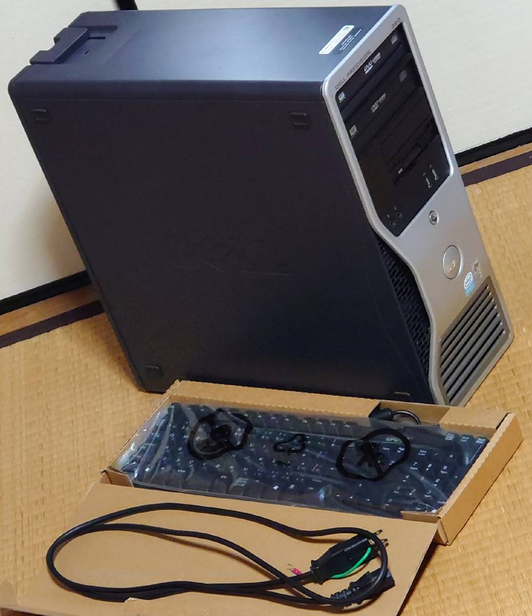 【未使用】★ DELL Precision 380 PentiumD-3.6G/3GECC/80G/NVIDIA Quadro/DVDマルチ× ...