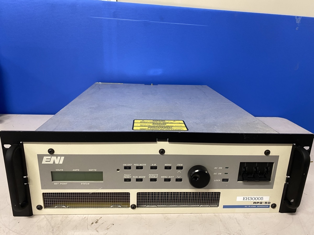 【傷や汚れあり】ENI DC PLASMA GENERATOR RPG-50A OUTPUT :5KWの落札情報詳細 - ヤフオク落札価格検索 ...