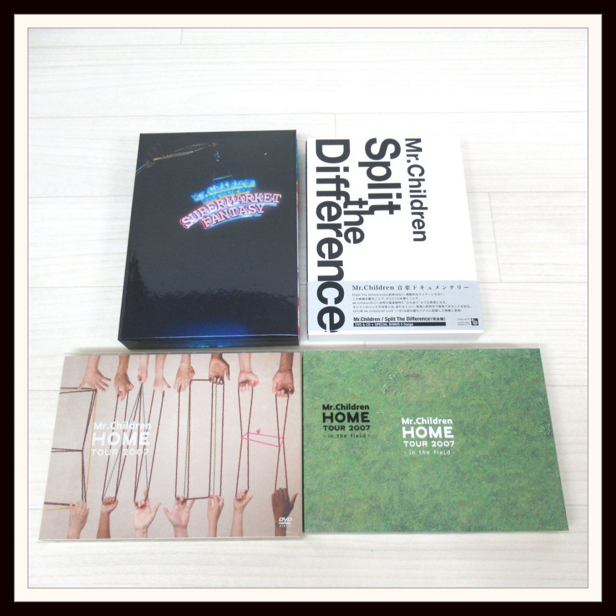 【やや傷や汚れあり】Mr.Children DVD HOME TOUR 2007/SUPERMARKET FANTASY/Split The Difference 4点セット ミスター ...