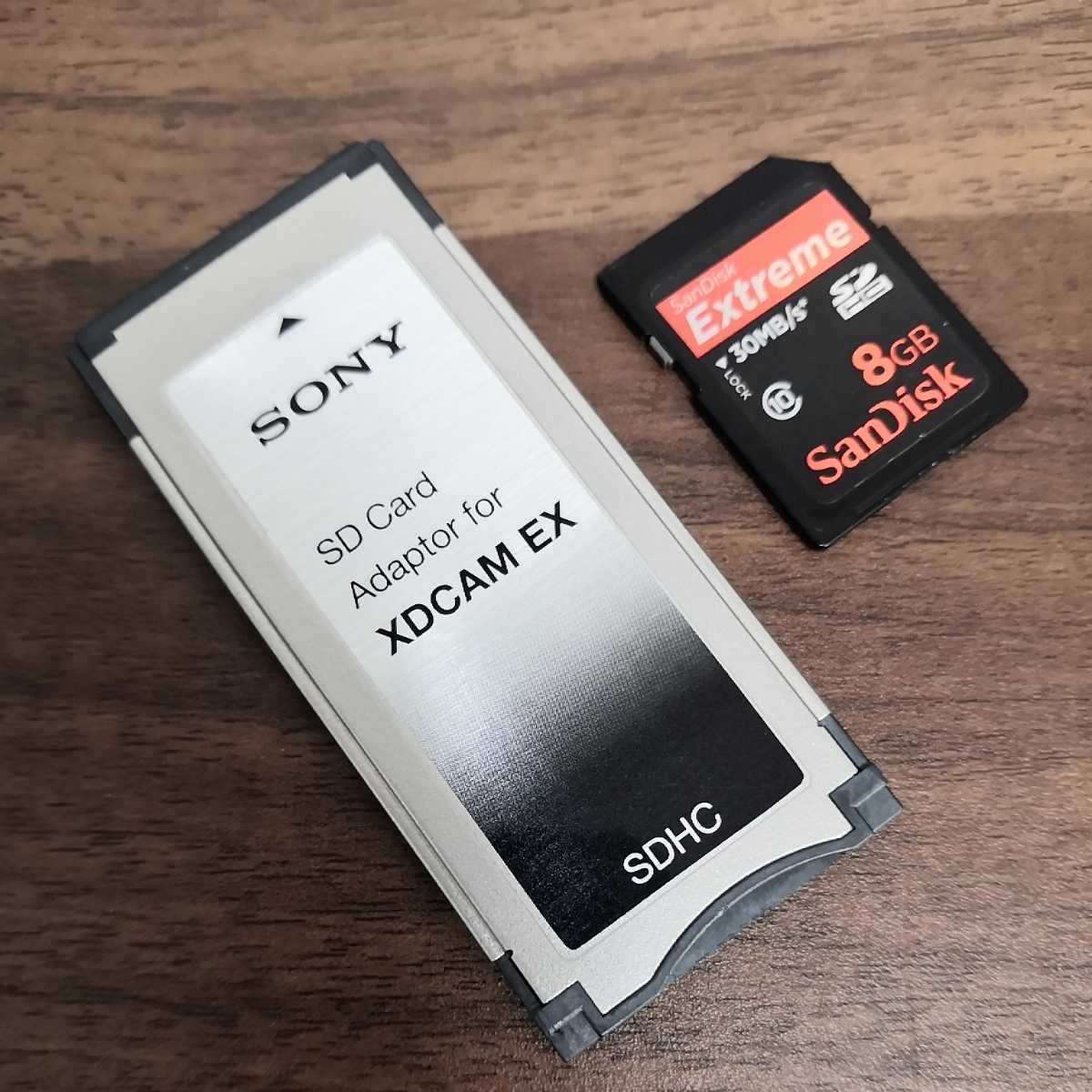 【目立った傷や汚れなし】【送料無料】【SDカード付属】SONY SDカードアダプター MEAD-SD01 XDCAM EX製品のSxSメモリー ...