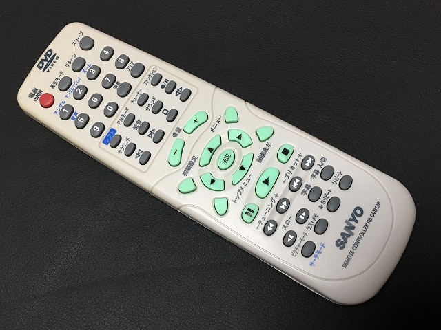【やや傷や汚れあり】RB-DVD1JP SANYO DVDマイクロコンポーネントシステムリモコン DC-DVD100 の落札情報詳細| ヤフオク落札価格情報 オークフリー