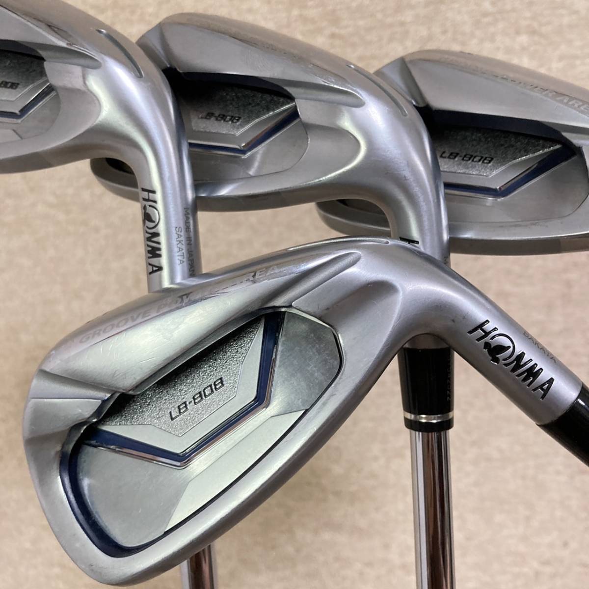 HONMA 本間 ゴルフクラブ ヘッドカバー LB-808 ep-FW ep-UT 4点セット MOF5547 裏ボア付き の落札情報詳細| ヤフオク落札価格情報 オークフリー