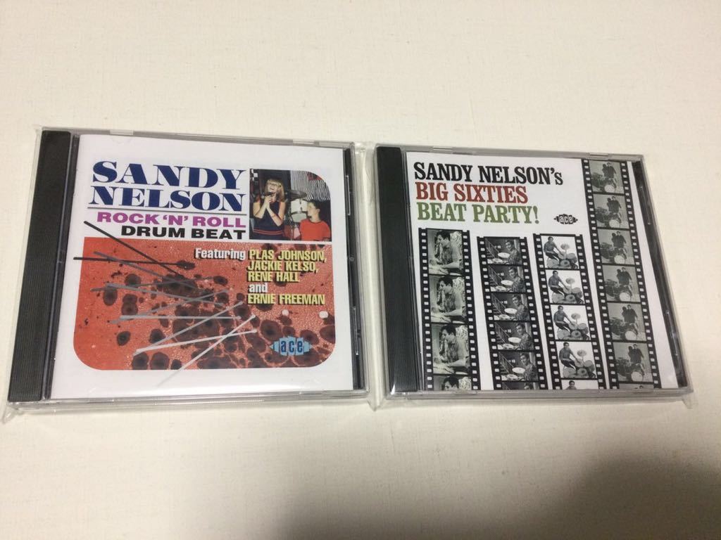 【未使用に近い】Sandy Nelson サンディ・ネルソン CD★2枚セット★長期保管・デッドストック・シュリンク開封済みの未視聴品★輸入盤 ...