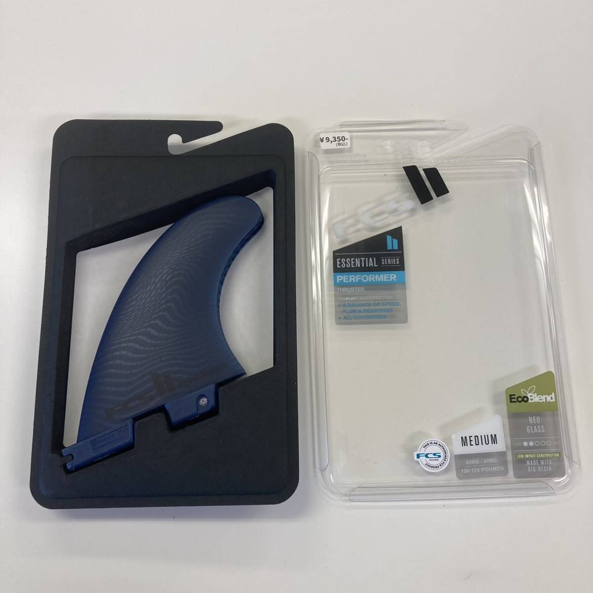 【未使用】新品 サーフィン フィン FCS2 Performer Neo Glass ECO BLEND Tri Set FIN M BLUE ブルー FCS2 エフシーエス パフォーマー ...