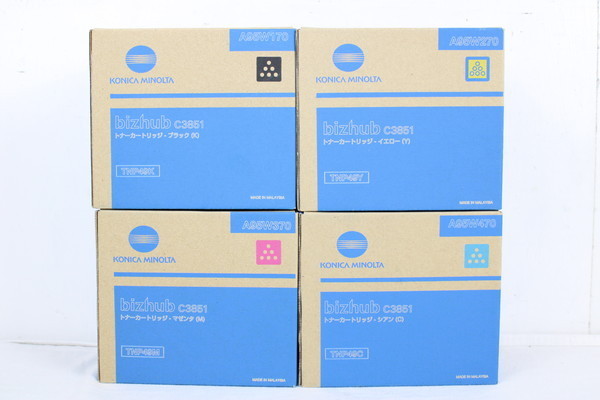 【未使用】未使用 KONICA MINOLTA 純正 トナーTNP49 4色セット コニカミノルタ 02A0487-16の落札情報詳細 ...