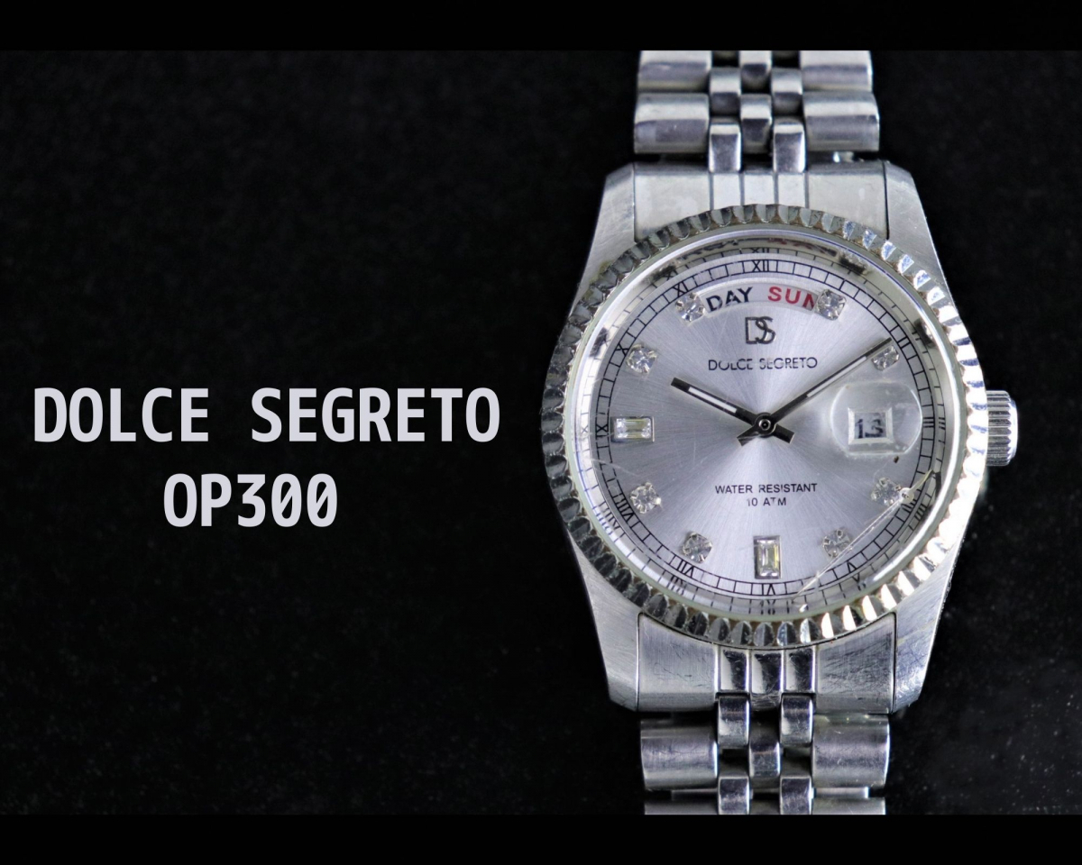 【やや傷や汚れあり】DOLCE SEGRETO OP300 ドルチェセグレート メンズ腕時計 シルバーカラー クォーツ 3針 デイト 文字盤シルバー メンズウォッチ 003FCWY87の落札 ...