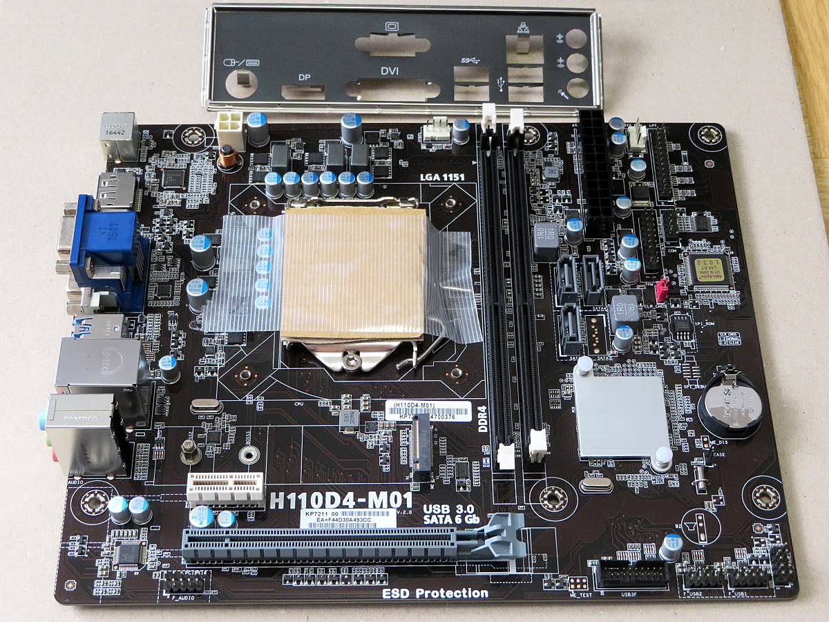 【傷や汚れあり】ESD Protection H110D4-M01 LGA1151 skylake対応 マザーボード 中古品2の落札情報詳細 - ヤフオク落札価格検索 オークフリー