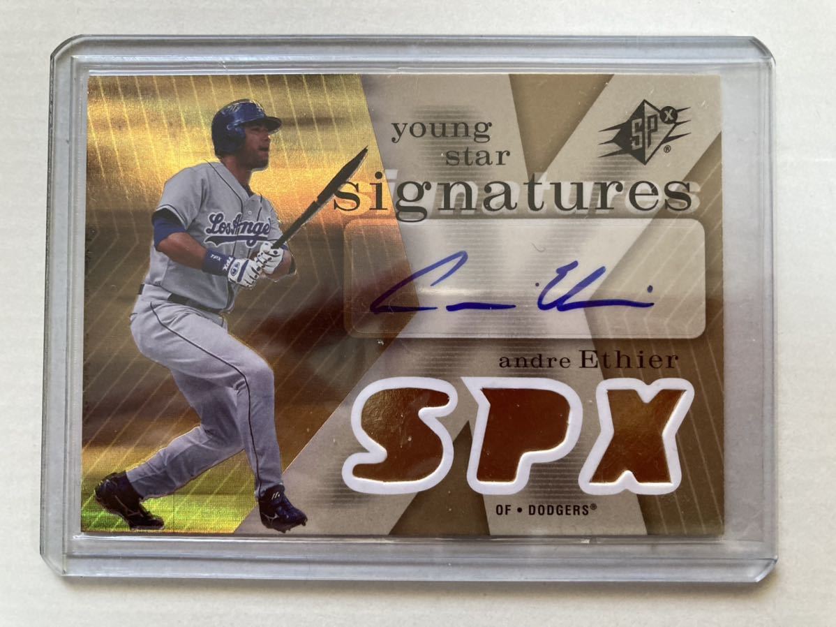 【目立った傷や汚れなし】【Andre Ethier】2007 Upper Deck SPX Young Star Signatures #YS-AE アンドレイーシアー 直筆サインカードの落札 ...