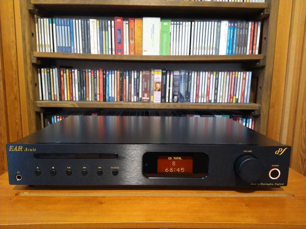【目立った傷や汚れなし】【状態良】EAR Acute Classic CDプレーヤー 元箱・保証書付 USB DAC/真空管プリアンプ ...