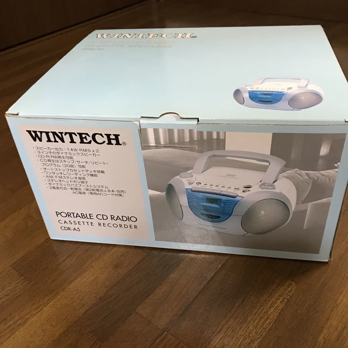 【未使用】CDラジカセ WINTECH cdr-a5 ラジオカセットCDラジオ ポータブル カセットレコーダーの落札情報詳細 - Yahoo!オークション落札価格検索 オークフリー