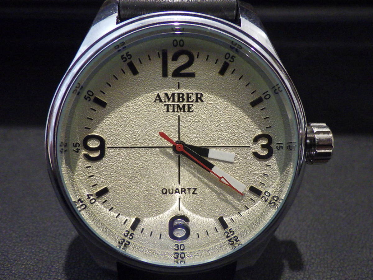 【目立った傷や汚れなし】AMBER TIME アンバータイム クォーツ式 メンズ腕時計 不動の落札情報詳細 - ヤフオク落札価格検索 オークフリー