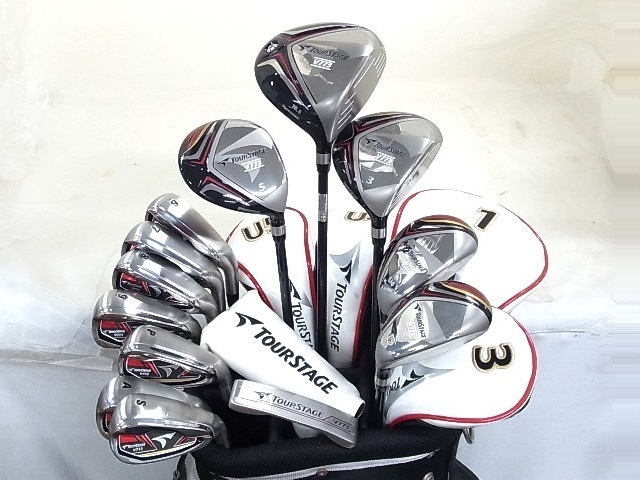 【傷や汚れあり】 ブリヂストン TOURSTAGE V773 13本 SR クラブセット キャディバックなし 中古 1円～の落札情報詳細 - ヤフオク落札価格検索 オークフリー