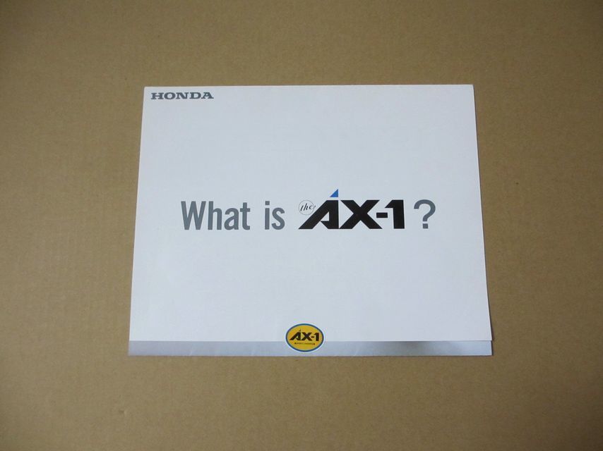 【やや傷や汚れあり】送料無料 ホンダ AX-1 カタログ 生活コンポ MD21 水冷 4ストローク 単気筒 DOHC 4バルブ 29psの落札情報詳細 - ヤフオク落札価格検索 オークフリー