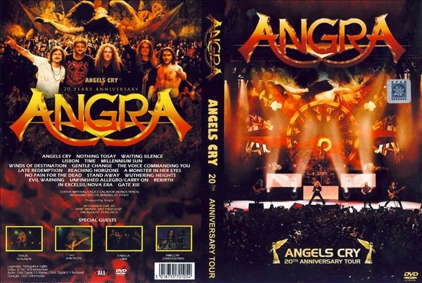 【未使用】【DVD】 ANGRA - ANGELS CRY 20TH ANNIVERSARY TOUR (2013) § 1Pの落札情報詳細 ...
