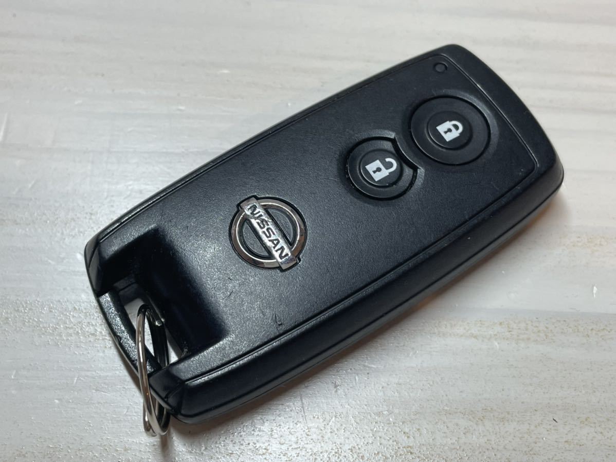 【目立った傷や汚れなし】日産 モコ 純正 スマートキー 2ボタン MG22S 基盤U43PB14B キーレス OEM スズキ ワゴンR スティングレー MRワゴン AZワゴン MH22S ...