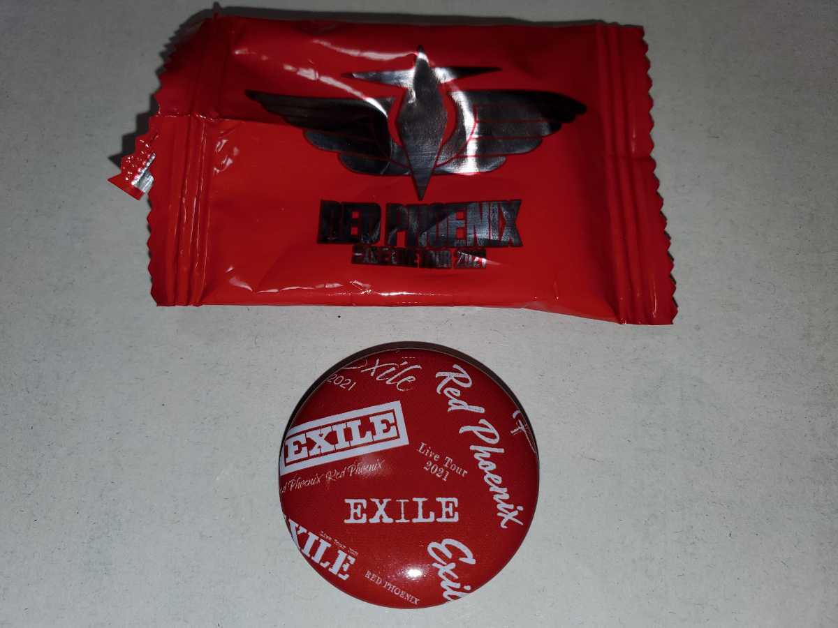 【未使用】EXILE RED PHOENIX LIVE TOUR 2021 缶バッジの落札情報詳細 - ヤフオク落札価格検索 オークフリー