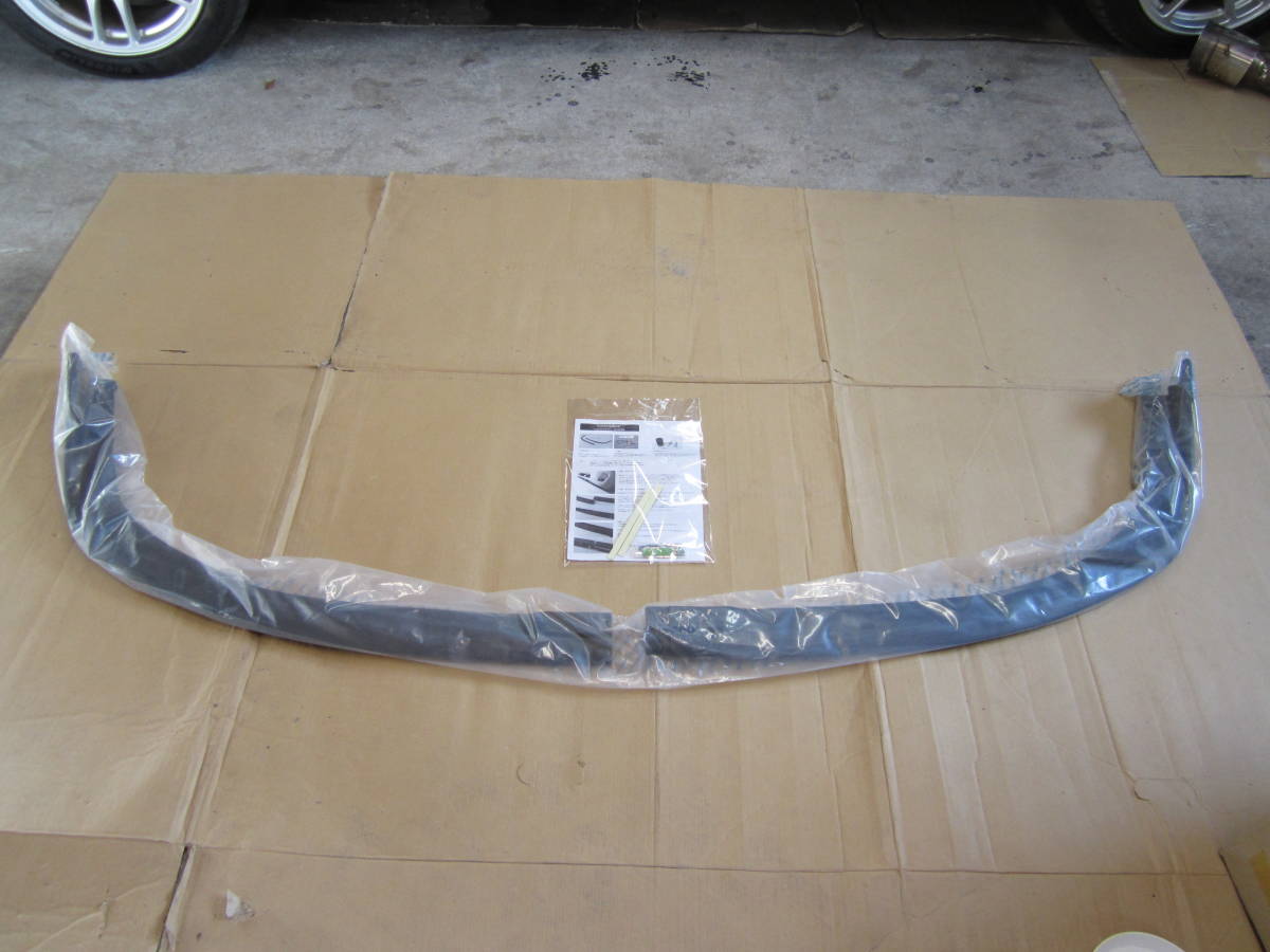 【中古】三菱 ランサーエボリューション X ランエボ10 CZ4A フロントリップスポイラー エアダム 黒無塗装 6512A126 [D ...