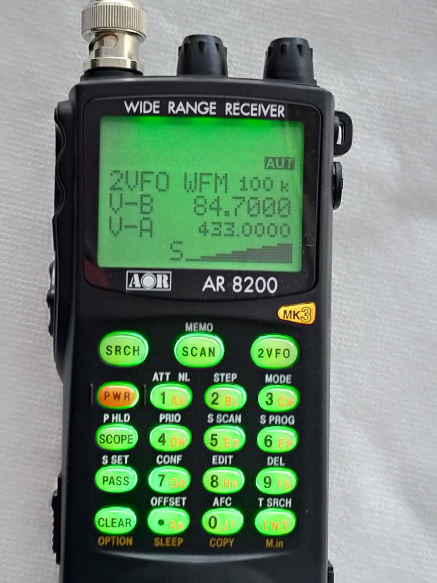 【やや傷や汚れあり】エーオーアール AOR AR8200 MARK3 ワイドバンドレシーバーの落札情報詳細 - ヤフオク落札価格情報 オークフリー