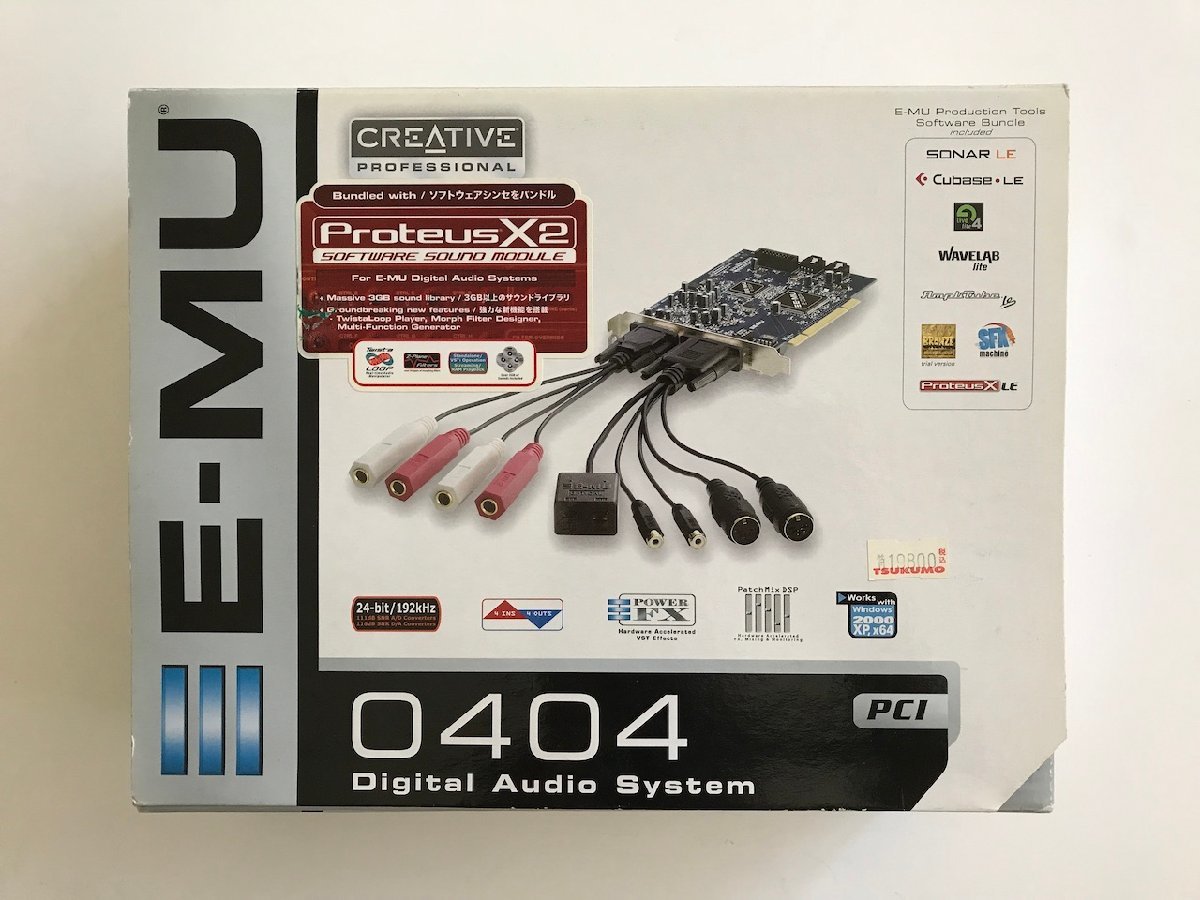 【未使用に近い】E-MU 0404 PCI/ Proteus X2 Bundle Creative Professional/ Midi ...