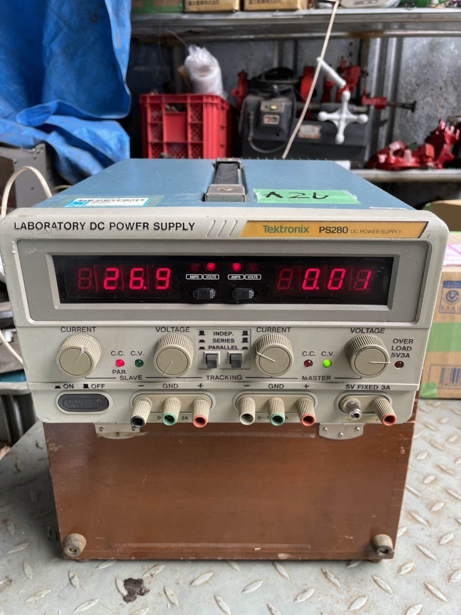 【やや傷や汚れあり】A26. Tektronix PS280 DC POWER SUPPLY。通電動作可。専門ではないので詳細な確認は未確認 ...