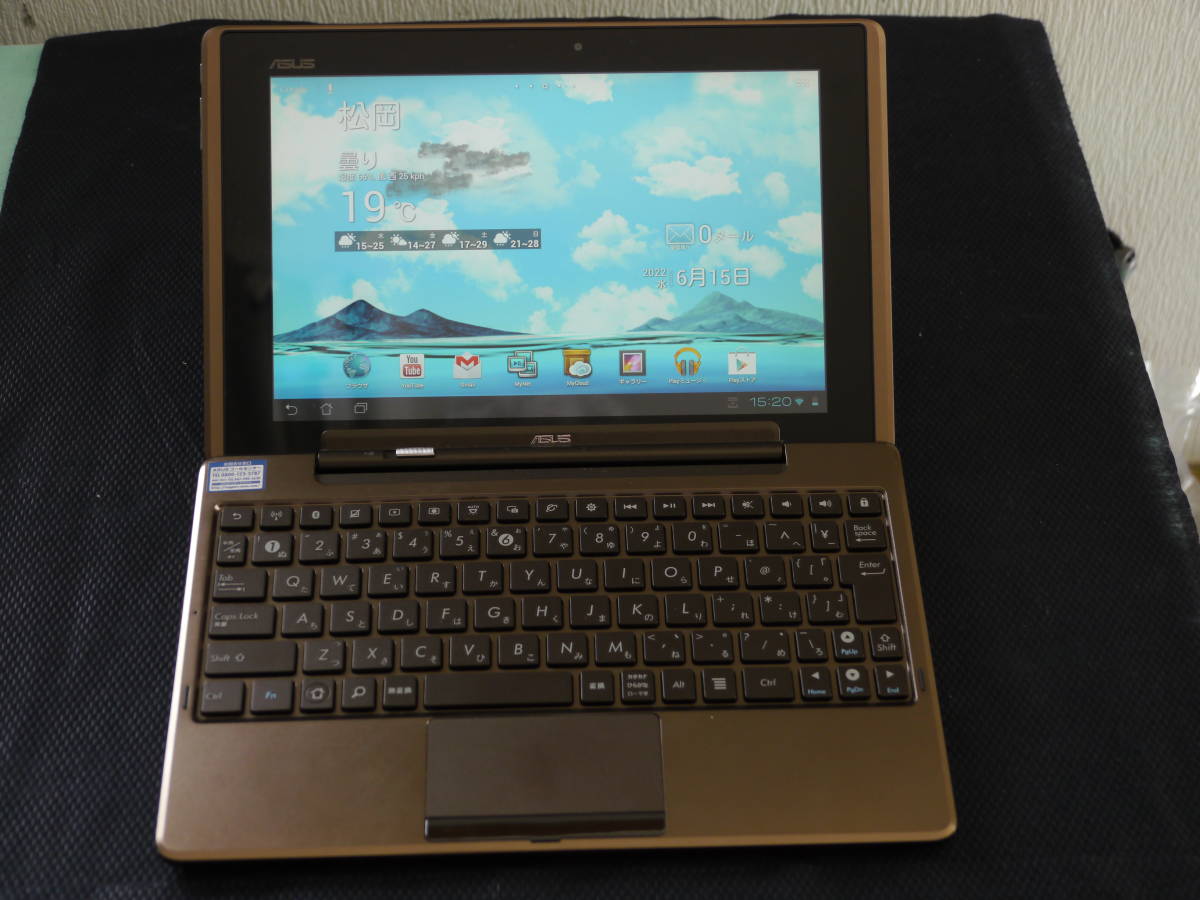 【やや傷や汚れあり】ASUS Eee Pad Model:TF101 Transformer Series Tablet + Mobile ...