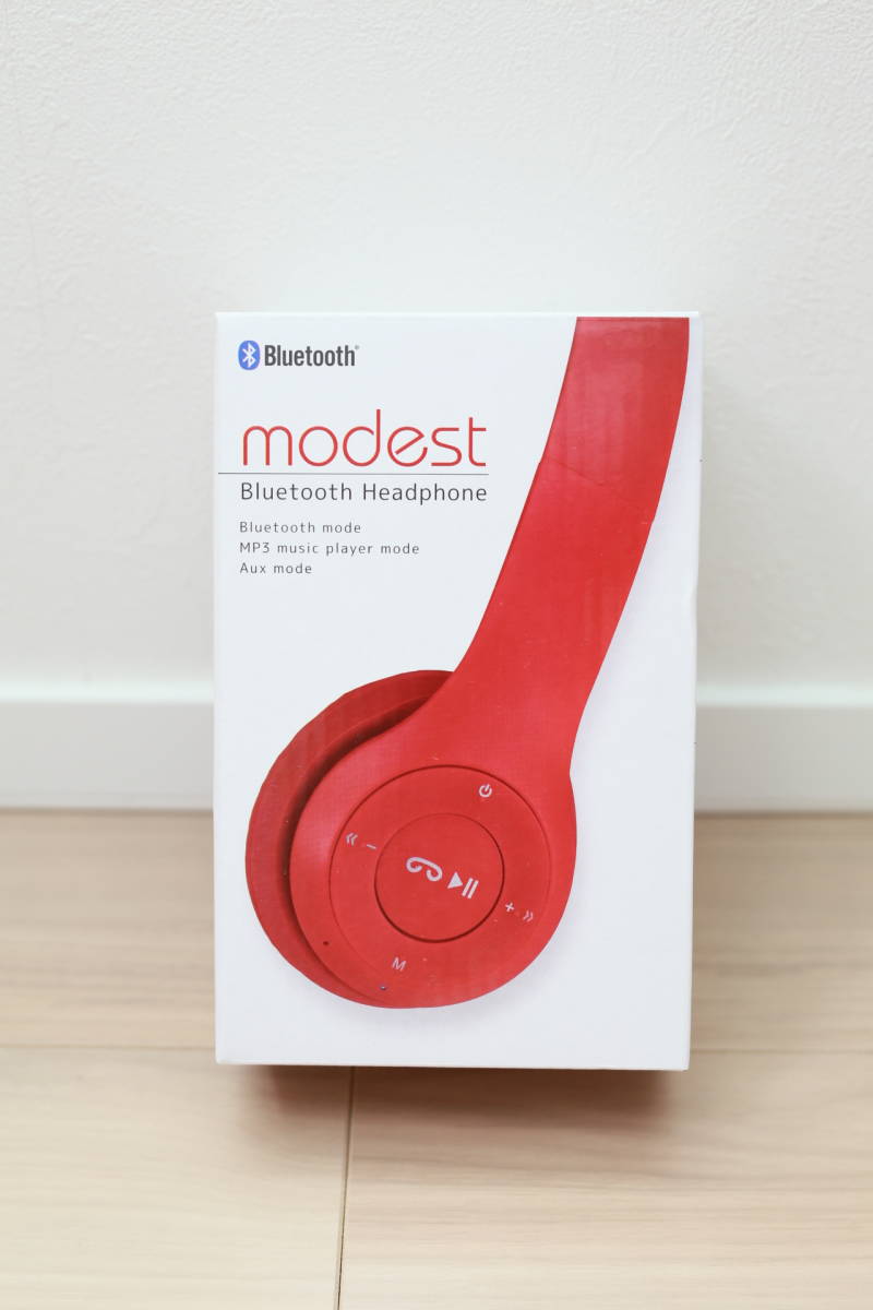 【未使用】★《新品未使用》Modest モデスト Bluetooth ヘッドホン レッド 家電オーディオ機器イヤフォンワイヤレスブルートゥースMP3の落札情報詳細 - ヤフオク落札価格検索 ...