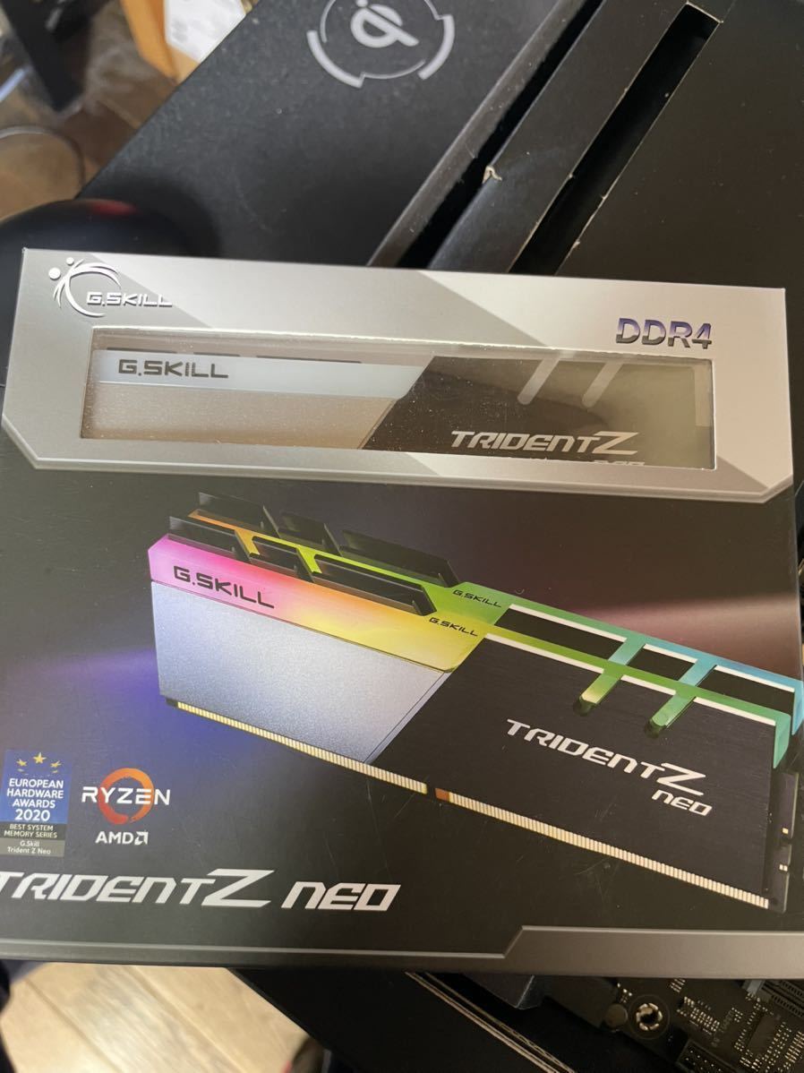 【目立った傷や汚れなし】G.SKILL TRIDENT Z neo DDR4-3600 16G2 F4-3600C16D-32GTZNC の落札情報詳細| ヤフオク落札価格情報 オークフリー