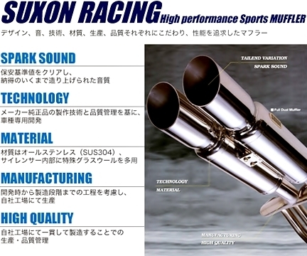 【未使用】「サクソン/SUXON」80系ランクル(HDJ81V/HZJ81V)1HD/1HZ(4.2L)用4x4マフラー(ダウンテール)の落札情報詳細 - ヤフオク落札価格検索 オークフリー