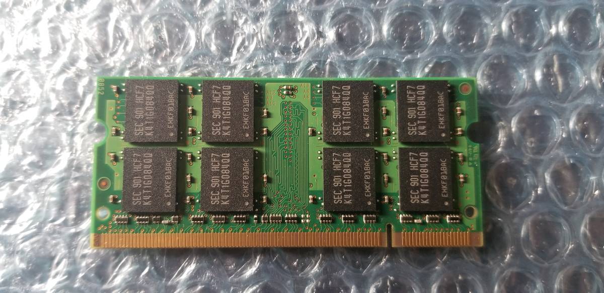 【やや傷や汚れあり】即決 SAMSUNG製 2GB DDR2 PC2-6400S SO-DIMM D2/N800-2G互換 送料120円～の ...