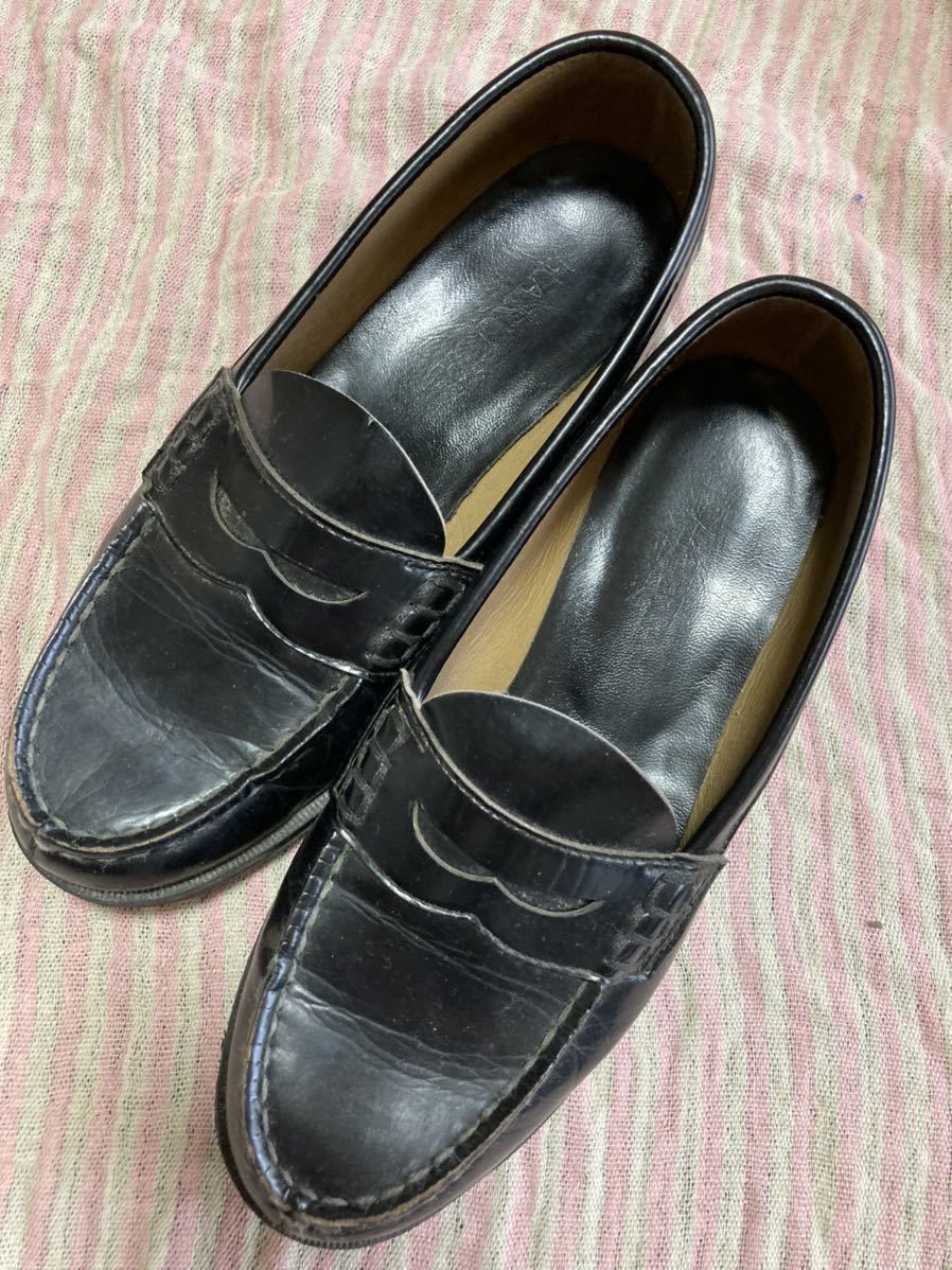 【中古】Jk長女 通学用 HARUTA ハルタ ローファー 24cm かかと潰し ECO整理品☆彡 の落札情報詳細| ヤフオク落札価格情報 オークフリー