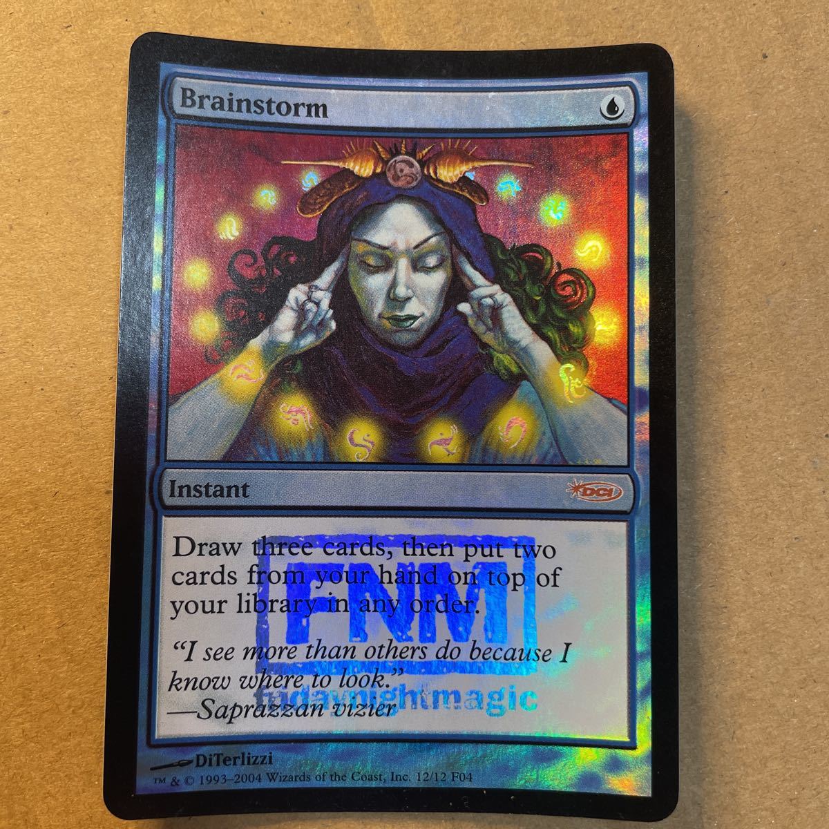 【傷や汚れあり】値下げ【MTG】【即決】渦まく知識/Brainstorm FNM版Foil №2の落札情報詳細 - ヤフオク落札価格検索 オークフリー