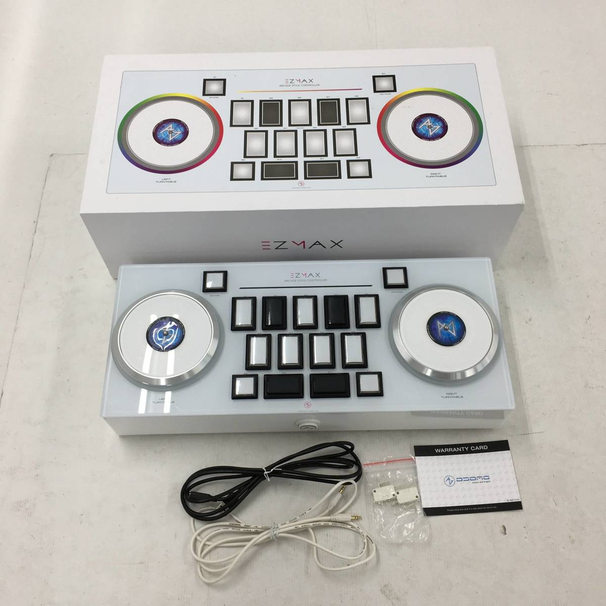 【傷や汚れあり】【1円～】EZMAX ARCARD STYLE CONTROLLER DJ-DAO アーケードスタイルコントローラー ※箱付き ...
