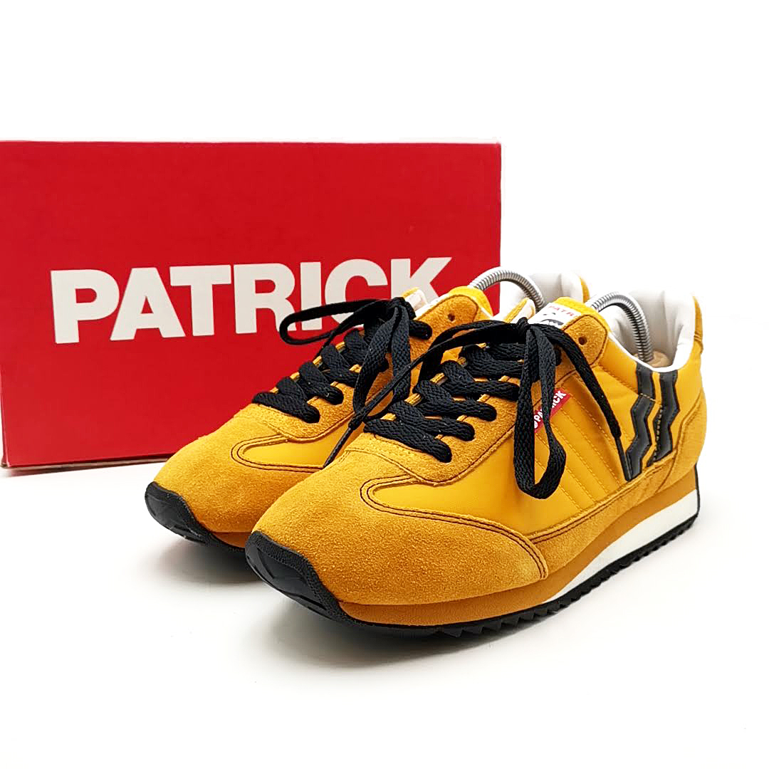 【未使用に近い】送料無料 超美品 パトリック ドラえもん コラボ 靴 スニーカー 721502 アイムジャイアン 26cm相当 マスタード メンズの落札情報詳細 - ヤフオク落札価格検索 オークフリー