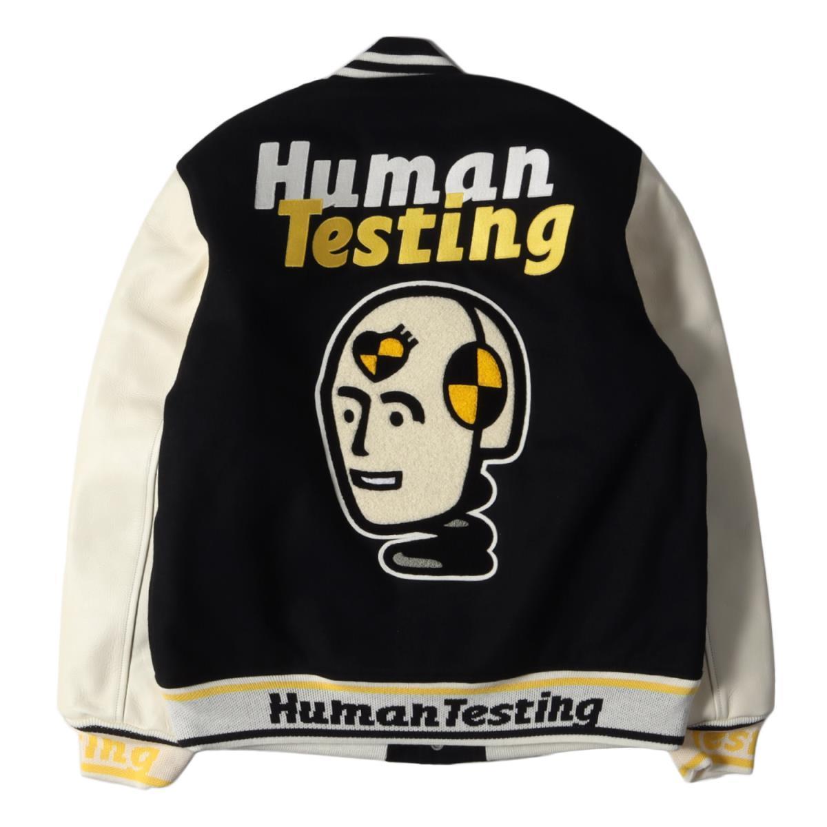 【未使用】新品 HUMAN MADE ヒューマンメイド ジャケット A$AP Rocky HUMAN TESTING レザー メルトン ...