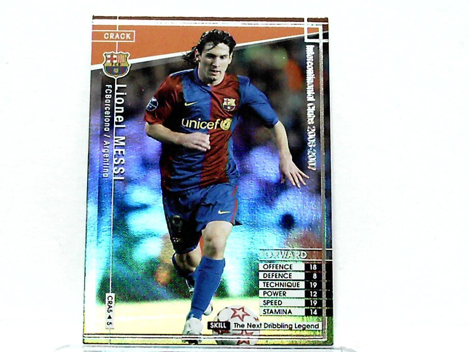 【未使用に近い】WCCF 2006-2007 CRA リオネル・メッシ Lionel Messi No.19 FC Barcelona ...