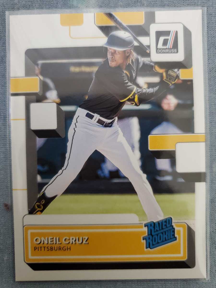 【未使用に近い】panini donruss baseball 2022 ONIL CRUZ RATED ROOKIE オニール クルーズ ...