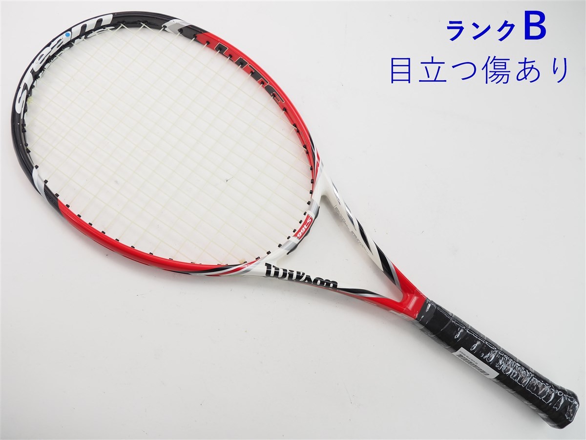 【やや傷や汚れあり】中古 テニスラケット ウィルソン スティーム 99エルエス 2014年モデル (G2)WILSON STEAM 99LS ...