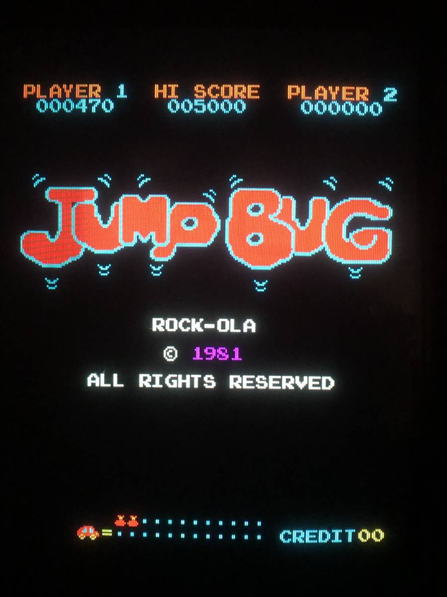 【傷や汚れあり】ROCK-OLA ロックオラ ジャンプバグ JUMP BUG アーケード基板の落札情報詳細 - ヤフオク落札価格検索 オークフリー